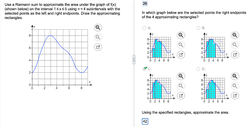 Solved Use a Riemann sum to approximate the area under the | Chegg.com
