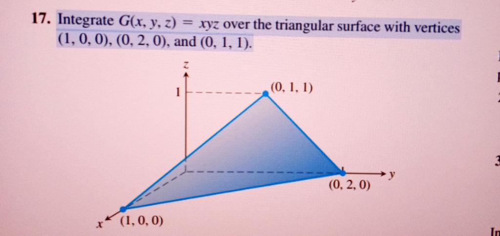 Solved Integrate the surface integral of G over the surface | Chegg.com