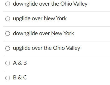 Solved Using the 289K isentropic map below, which of the | Chegg.com