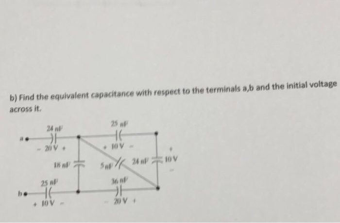 Solved Find the equivalent capacitance with respect to the | Chegg.com