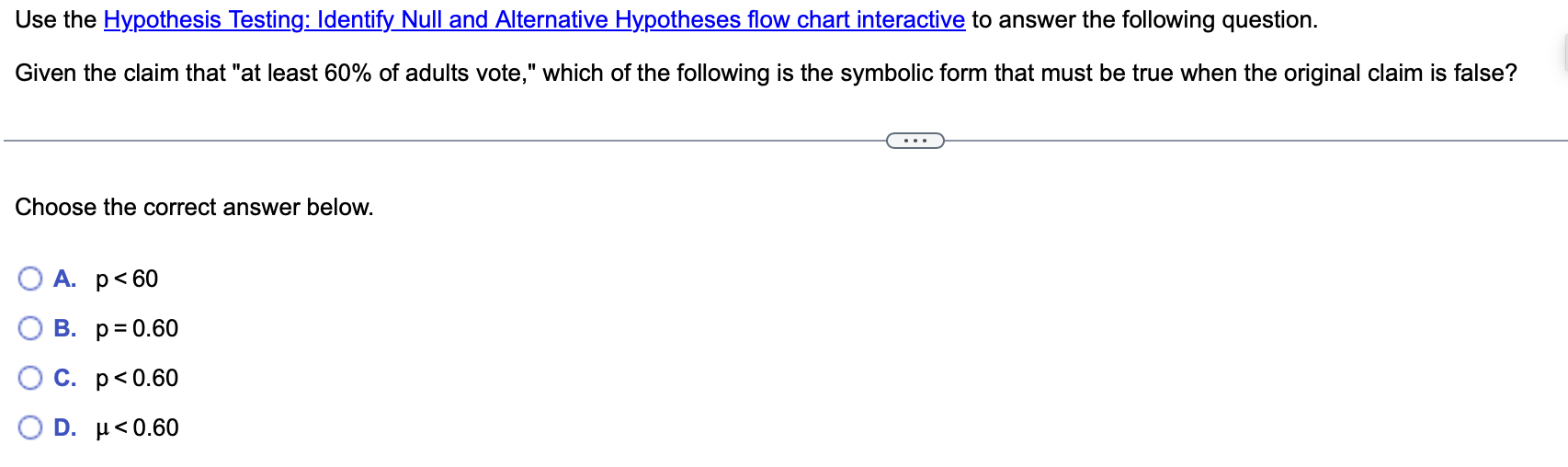 Solved Use the Hypothesis Testing: Identify Null and | Chegg.com