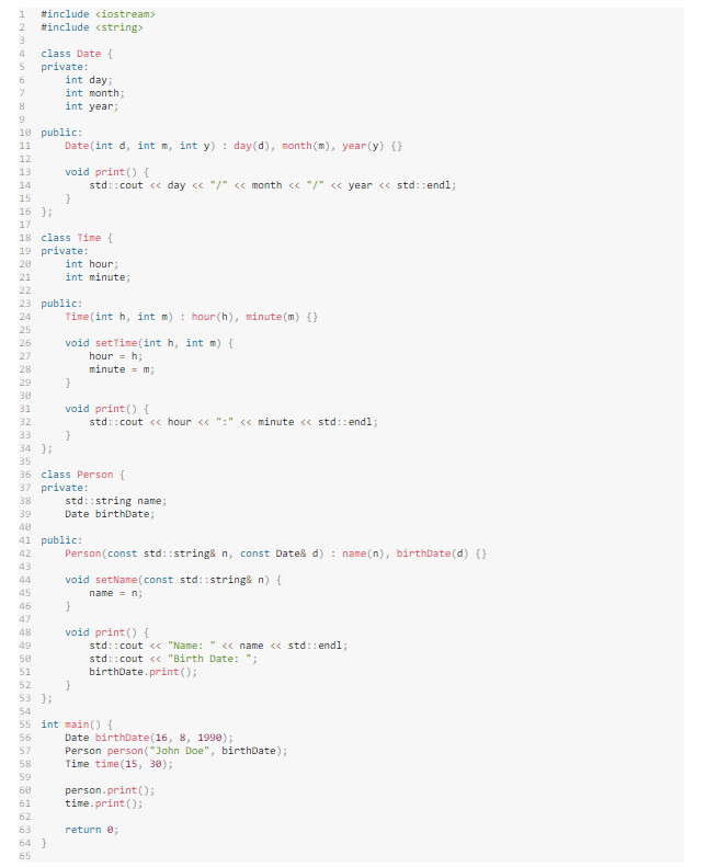 Solved I have this code, and I have to add three classes to | Chegg.com
