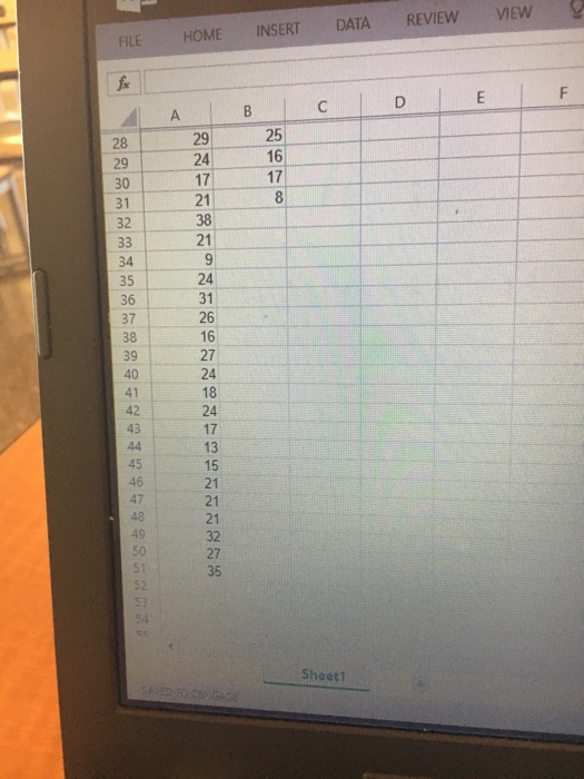 Solved Excel Online Freeform Activity: Inferences About the | Chegg.com