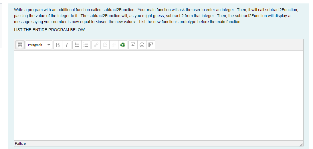 Solved Examine The Following Function Header Then Write A