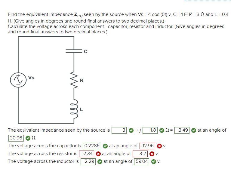 Solved Find the equivalent impedance Zeq seen by the source | Chegg.com