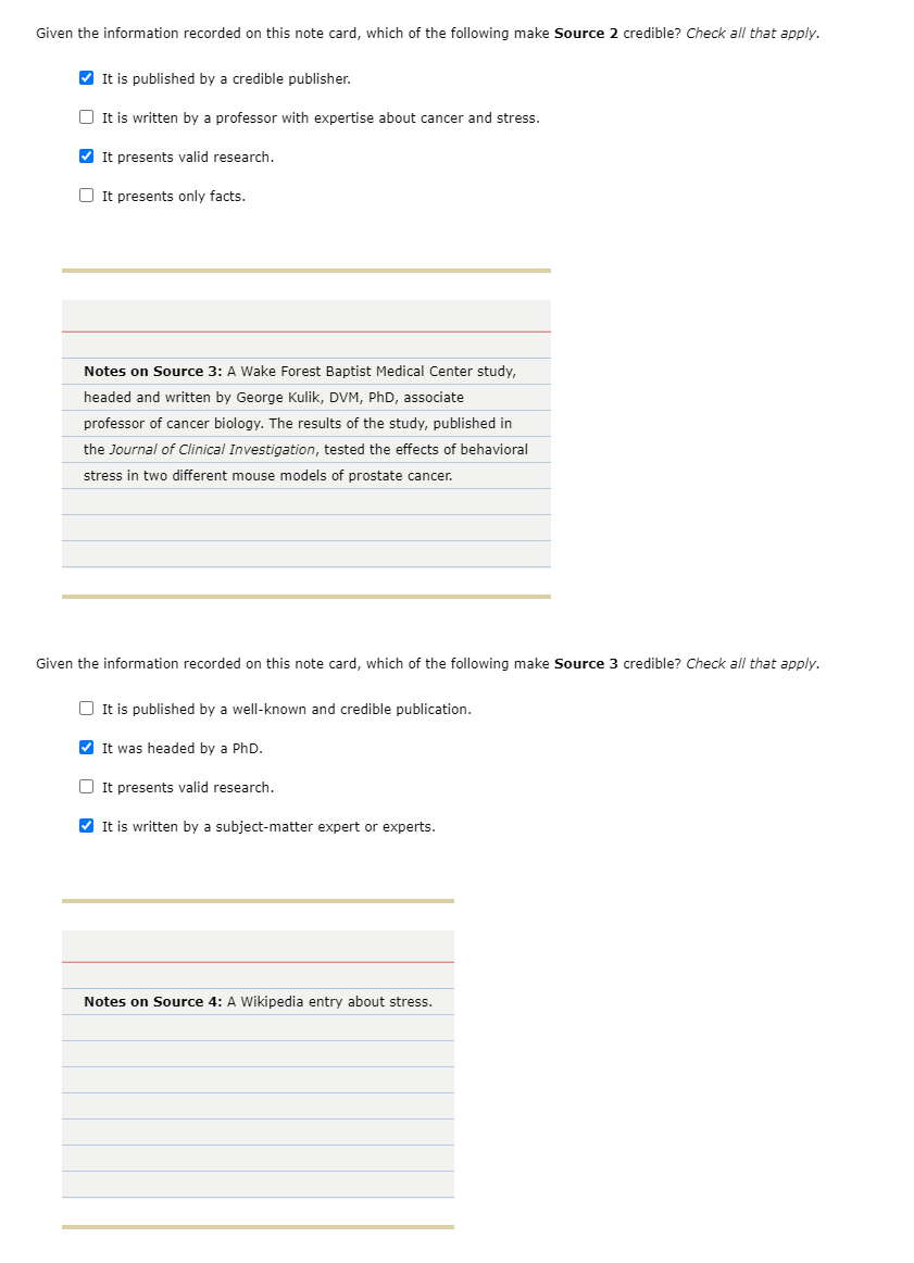 Solved 3. Choosing and Evaluating Sources If you are | Chegg.com