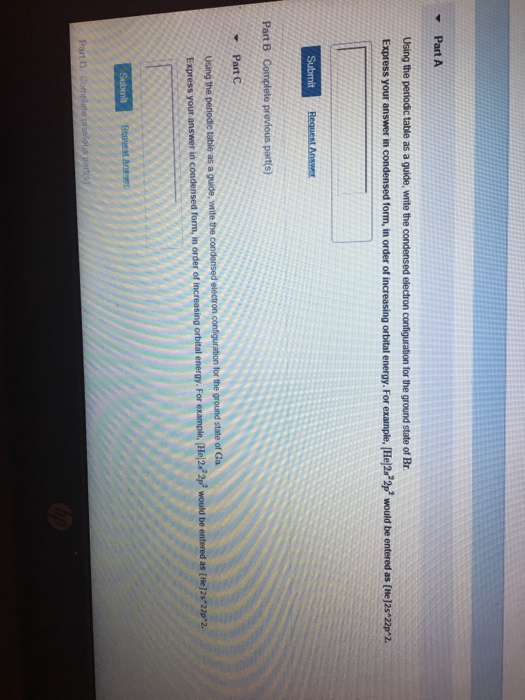Solved Using the periodic table as a guide, write the | Chegg.com