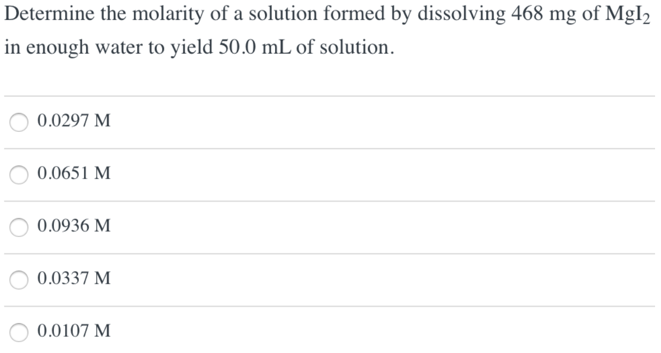 Solved What is the definition of a solvent? The solvent is | Chegg.com