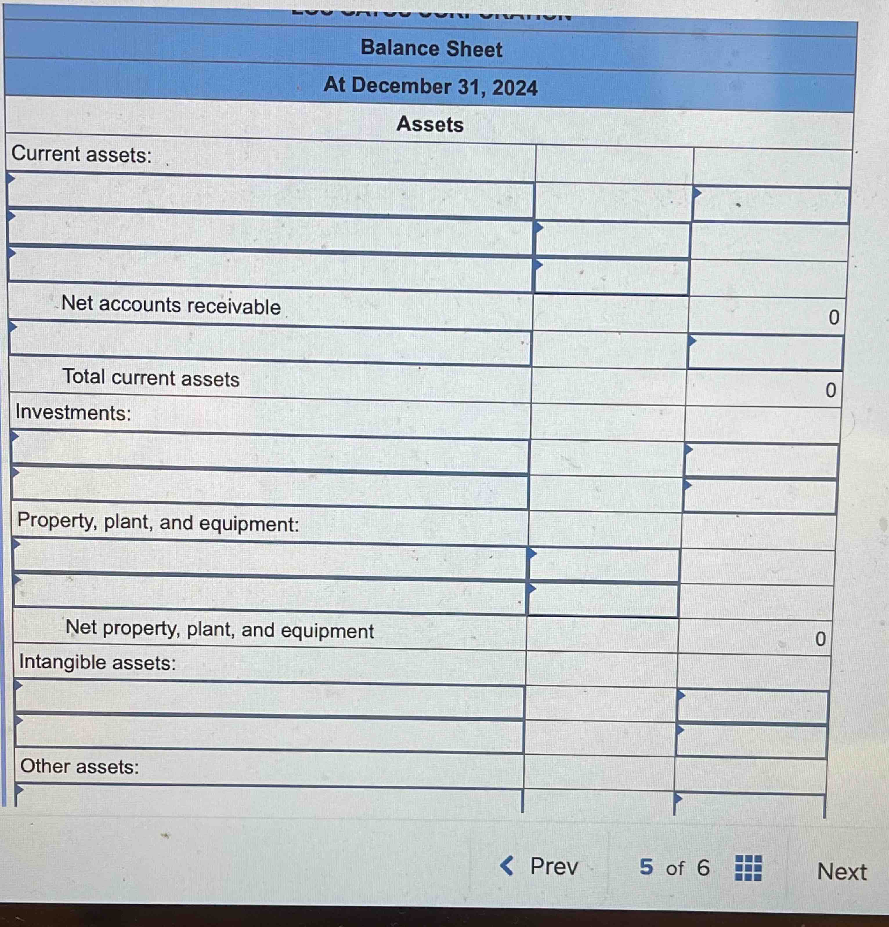 Exercise 3-7 (Algo) ﻿Balance sheet preparation; | Chegg.com