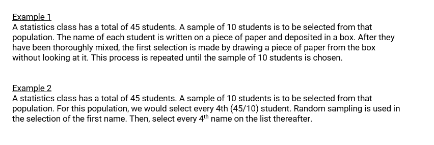 Solved Example 1 A statistics class has a total of 45 | Chegg.com