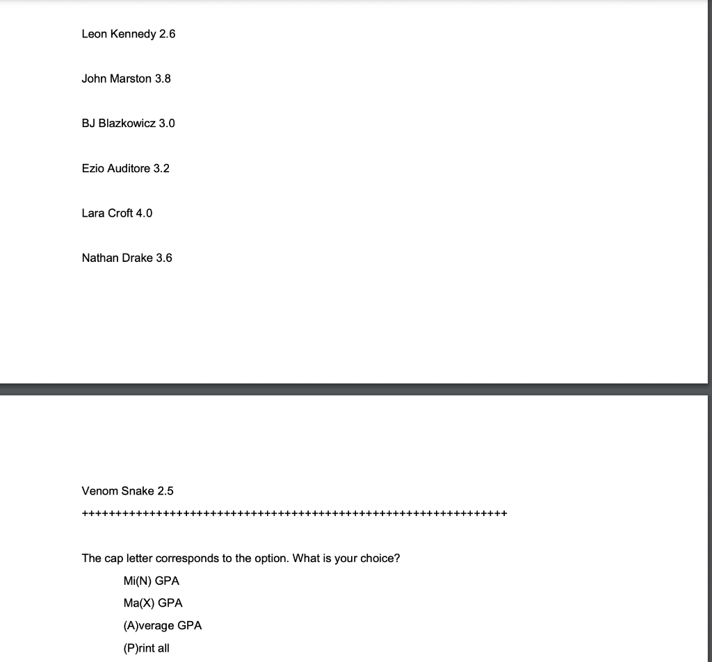 Solved ASSIGNMENT OVERVIEW Your program should read an input | Chegg.com