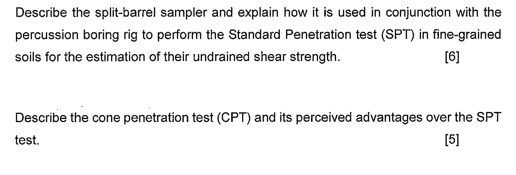 Solved Describe the split-barrel sampler and explain how it | Chegg.com