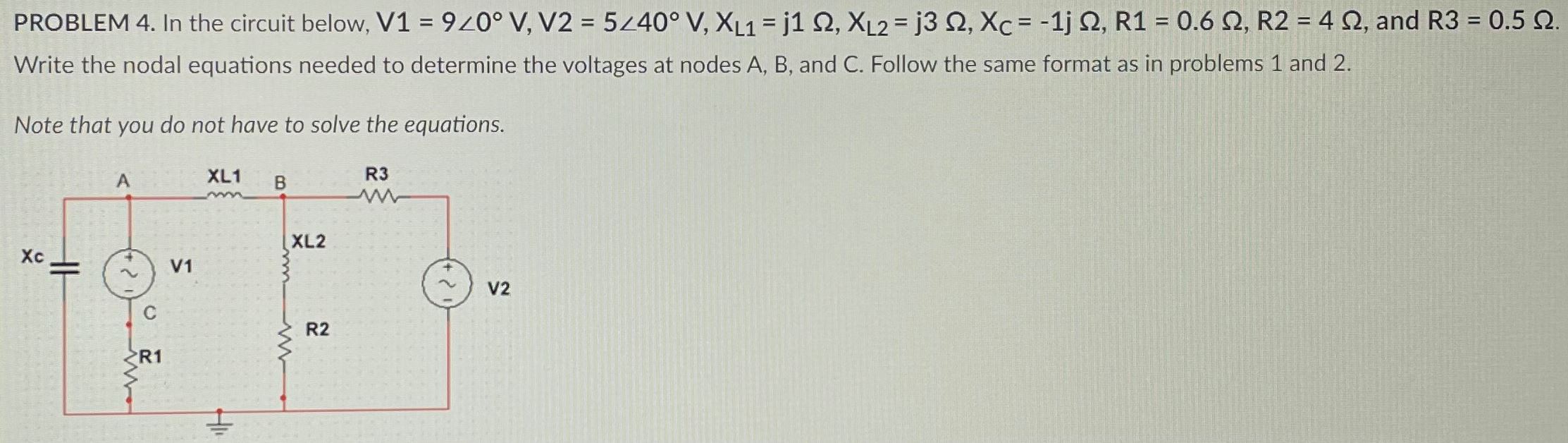 Solved PROBLEM 4. In the circuit below, | Chegg.com