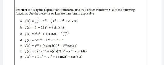Solved Subject : Automatic control Q: using the laplace | Chegg.com