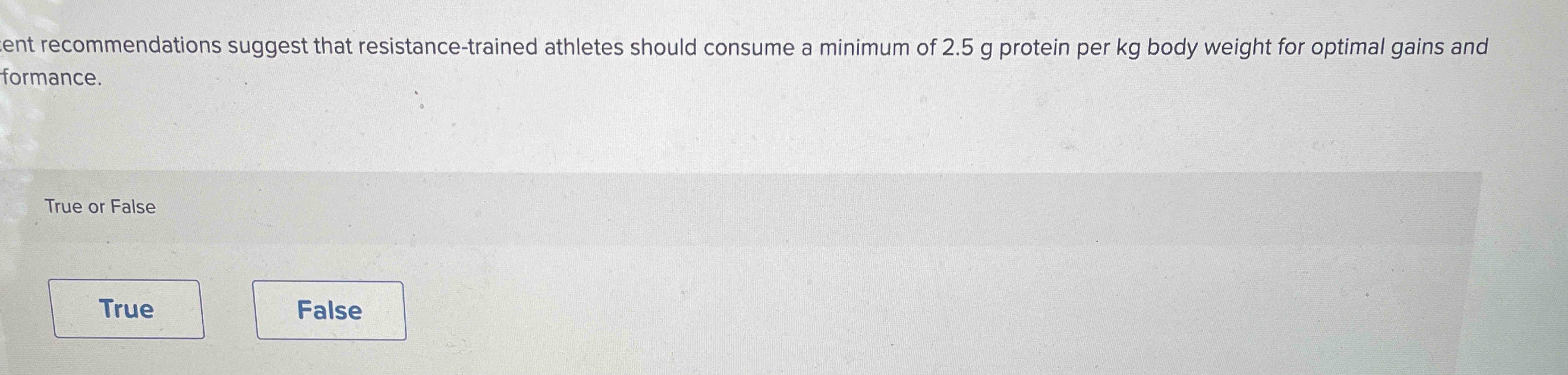 Solved ent recommendations suggest that resistance-trained | Chegg.com
