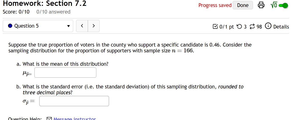 Solved Suppose the true proportion of voters in the county | Chegg.com Solved Suppose the true proportion of voters in the county | Chegg.com