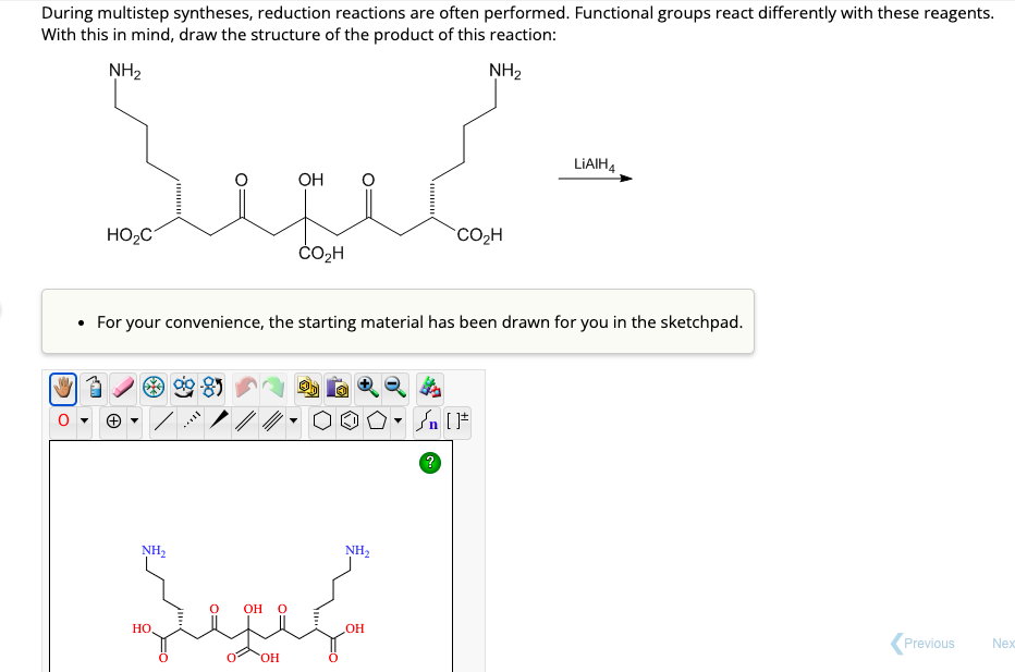 Solved During multistep syntheses, reduction reactions are | Chegg.com