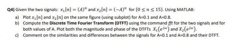 Solved MATLAB QUESTION Please solve the below-mentioned | Chegg.com