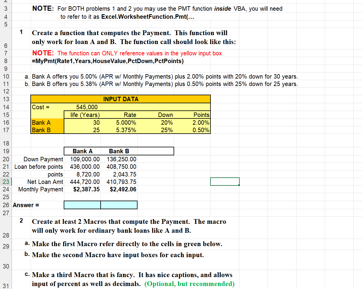 NOTE: For BOTH problems 1 and 2 you may use the PMT | Chegg.com
