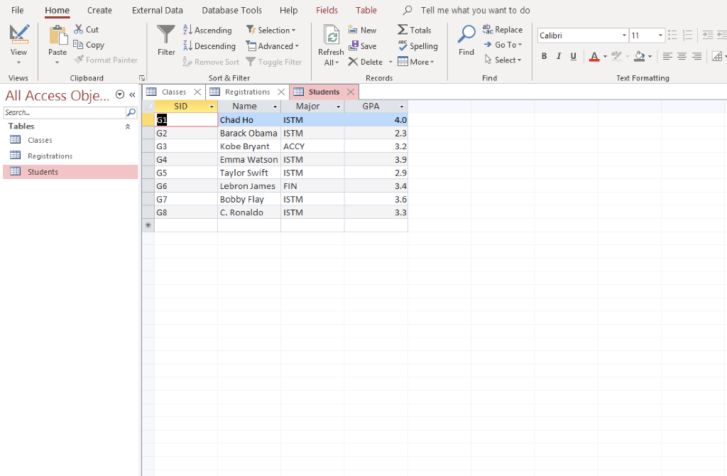 Solved Primary Keys Databases are usually consisted of | Chegg.com
