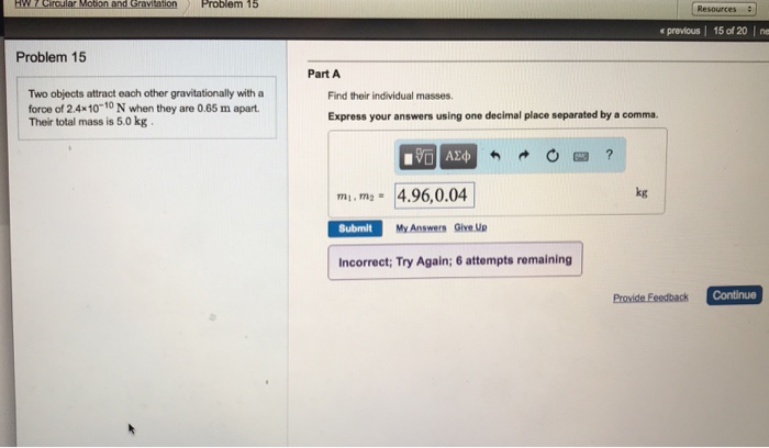 Solved Problem 15 Resources Previous 15 Of 20 I Ne Problem 