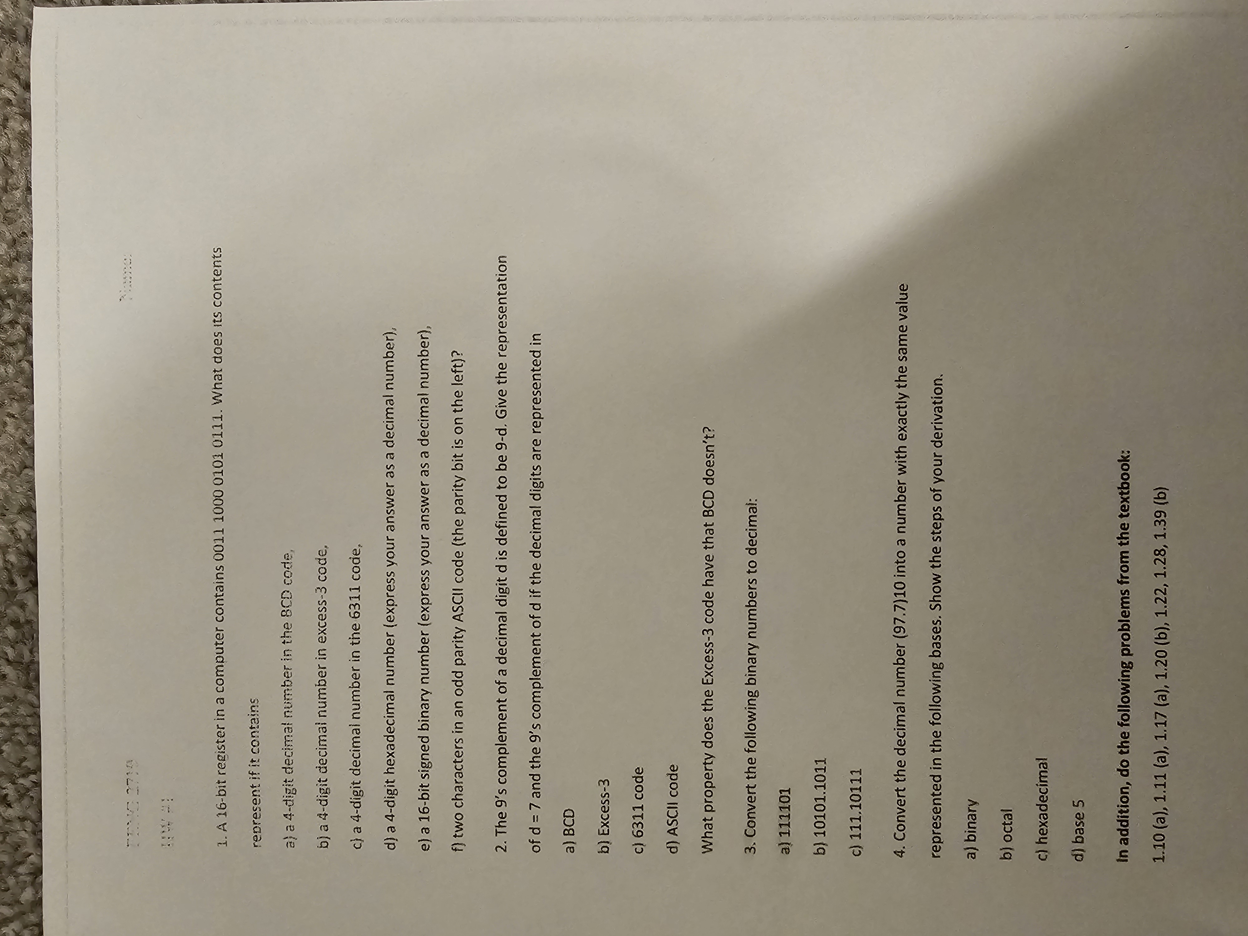 Solved A 16-bit register in a computer contains | Chegg.com