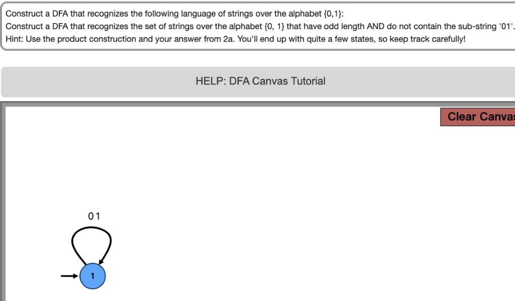 Solved Solve DFA construction problem Construct a DFA that | Chegg.com