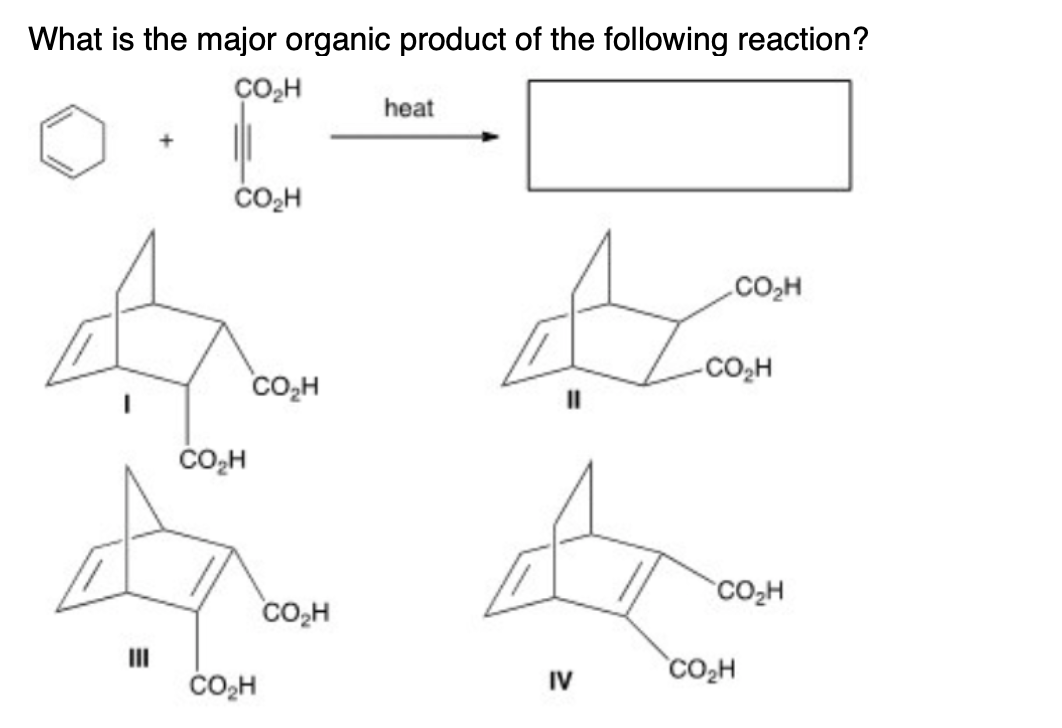 Solved What is the major organic product of the following | Chegg.com