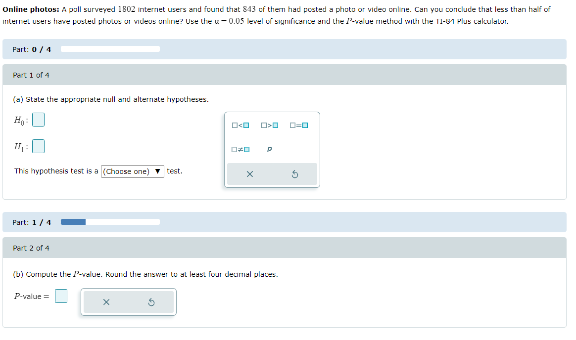 Solved Online photos: A poll surveyed 1802 internet users | Chegg.com