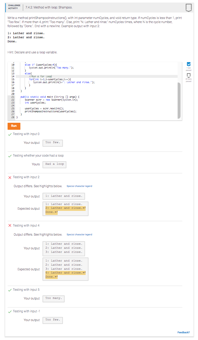 Solved Can someone help me with this code? Java Write a | Chegg.com