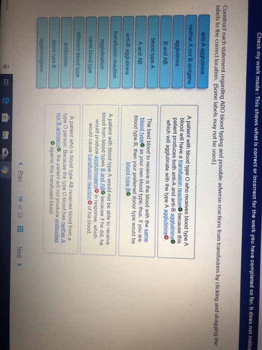 Solved Check my work mode: This shows what is correct or | Chegg.com