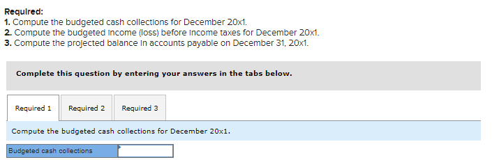 Solved Exercise 9-29 Budgeted Financial Statements; Retailer | Chegg.com