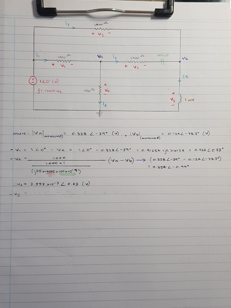 Solved best way to find v1, v2, v3, v4 , v5 and i1, i2, i3, | Chegg.com