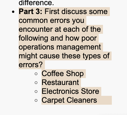 Solved Part 3: First discuss some common errors you | Chegg.com