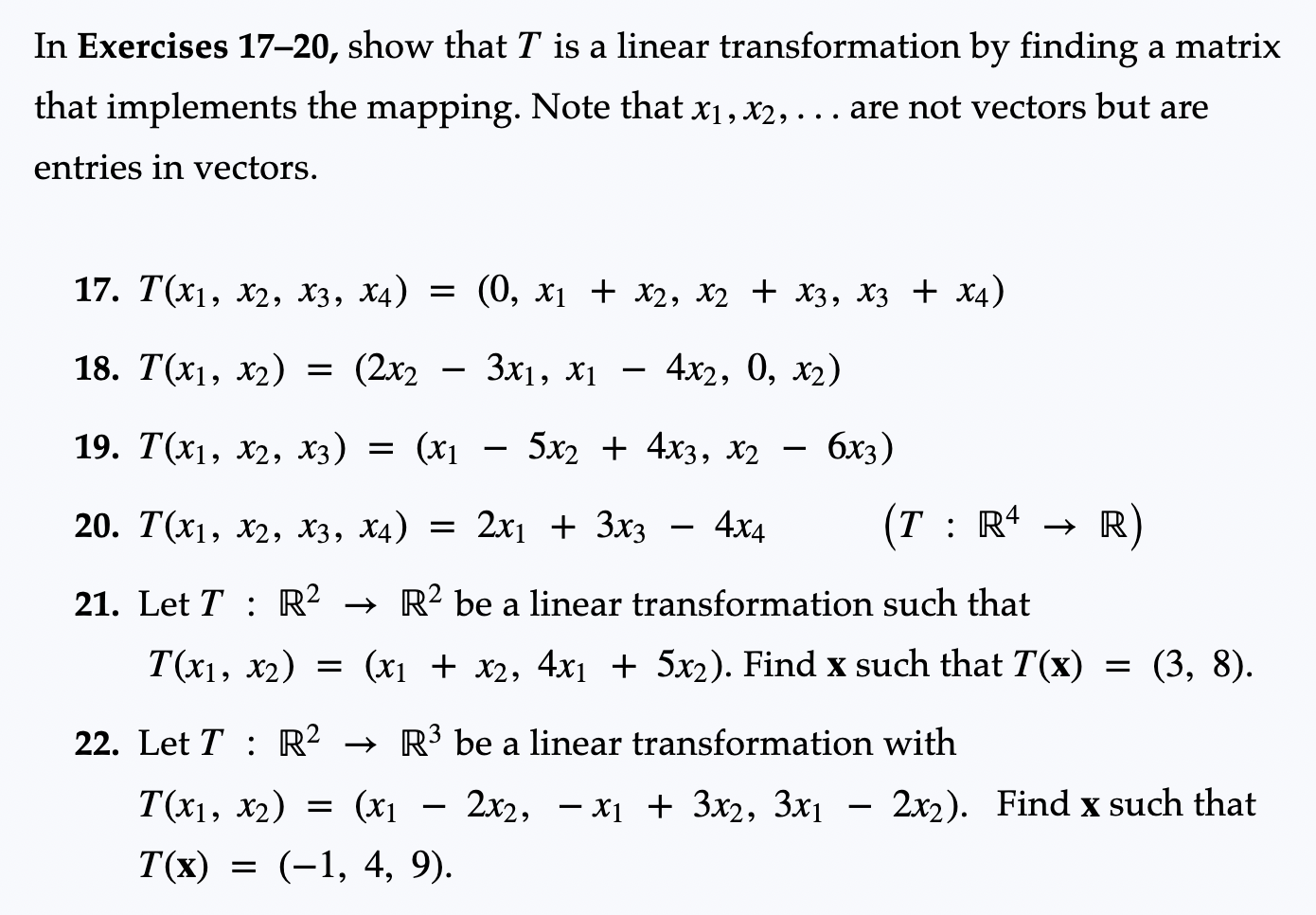 Solved In Exercises 15 and 16, fill in the missing entries | Chegg.com