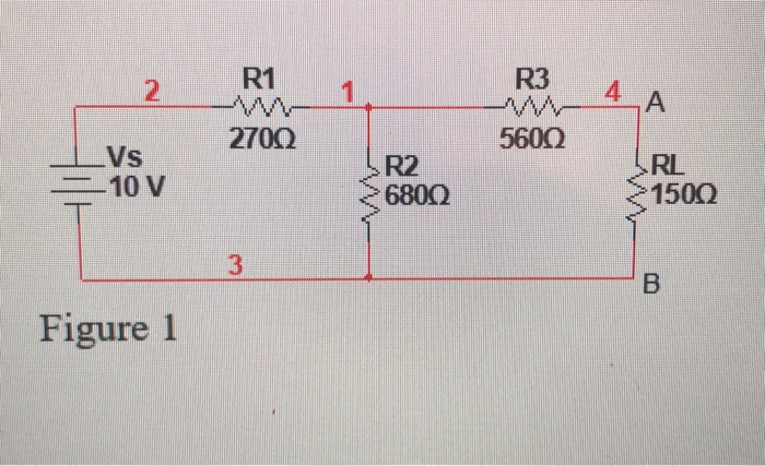 Solved 1. Thevenize the circuit given in Figure 1. Find Vth | Chegg.com