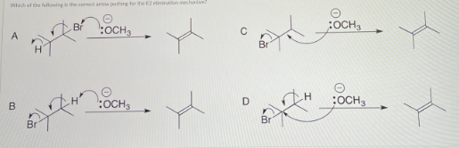 Solved Which is the correct arrow pushing diagram for an | Chegg.com