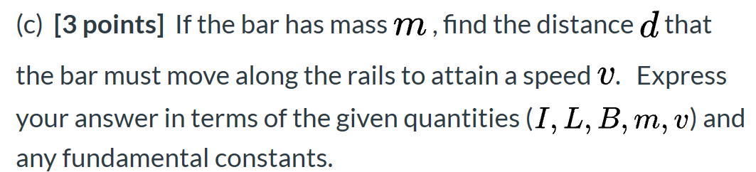 Solved A conducting bar of mass m and length L slides over | Chegg.com