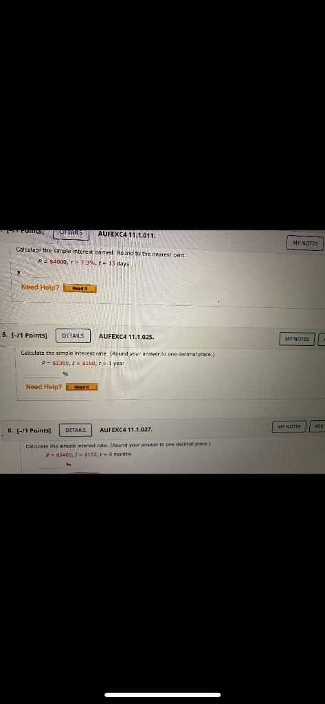 Solved OMNIVAS AUFEXC4 11.1.011, E Calculate the simple | Chegg.com