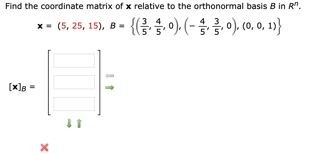 Solved Consider the following. {(V5, V5, V5), (0, - v3, v3)} | Chegg.com
