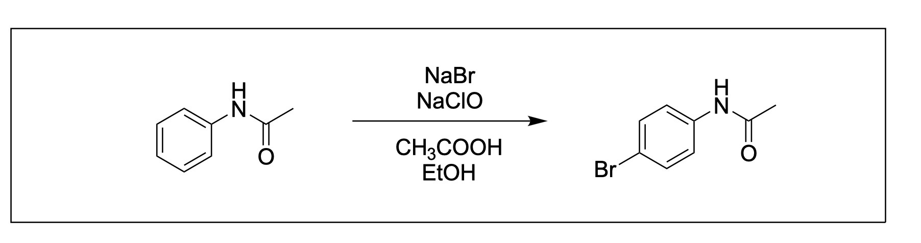 Solved NaBr NaClO CH3COOH EtOH | Chegg.com