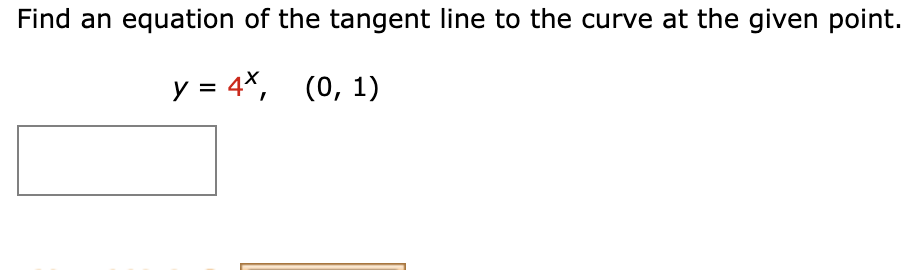 Solved Find an equation of the tangent line to the curve at | Chegg.com