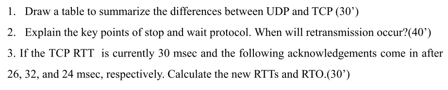 Solved 1. Draw a table to summarize the differences between | Chegg.com