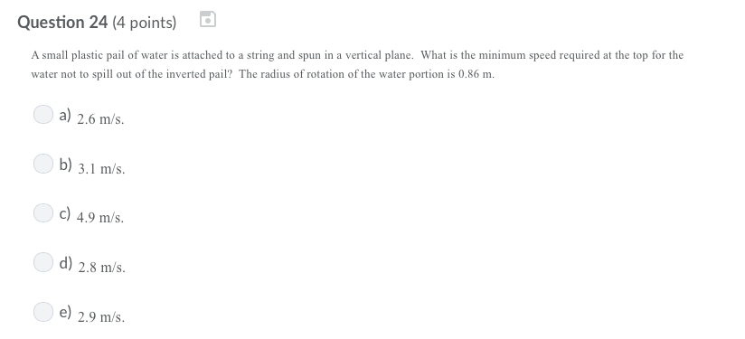 Solved URGENT -Answer the following basic physics questions: | Chegg.com