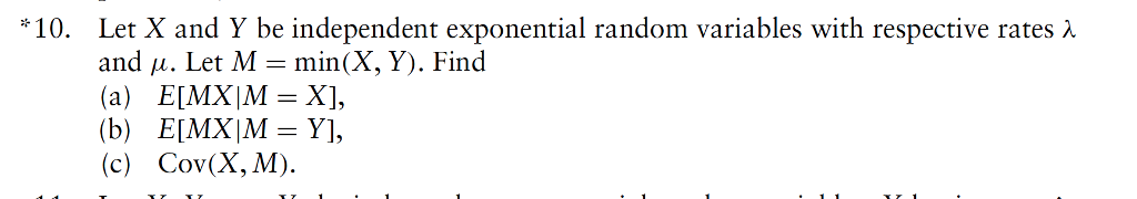 Solved Let X and Y be independent exponential random | Chegg.com