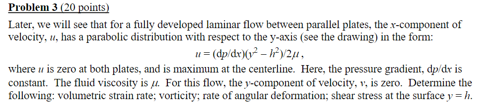 Solved Problem 3 (20 points) Later, we will see that for a | Chegg.com