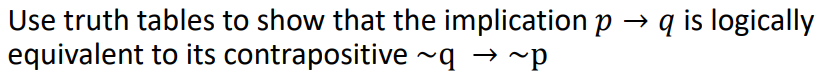 Solved Use truth tables to show that the implication p = q | Chegg.com