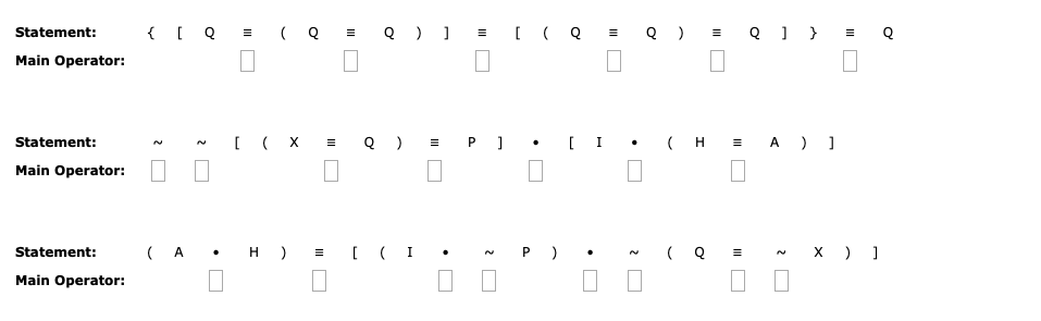 Solved 2. Main Operators To calculate the truth value of a | Chegg.com