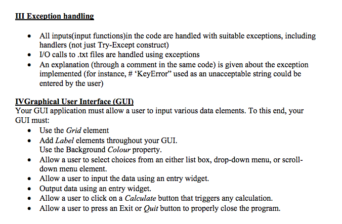 Solved Python Loan Calculator For a loan calculator - Design | Chegg.com
