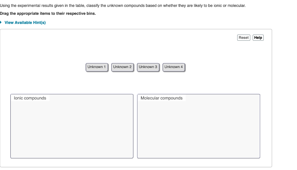 Using the experimental results given in the table, | Chegg.com